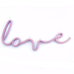 Love LED Neon Sign - Pink